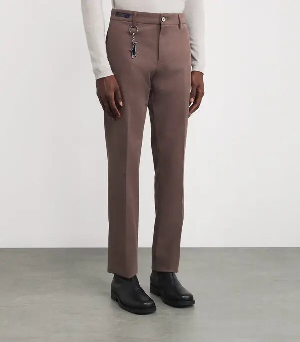 Paul & Shark Twill Straight Trousers