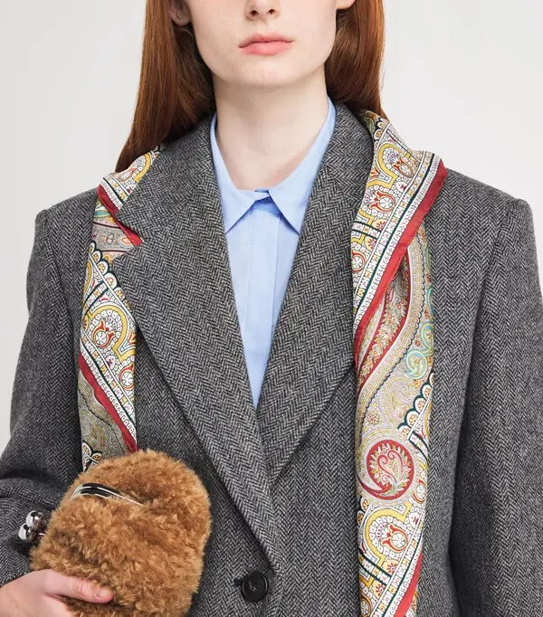 Max Mara Virgin Wool Tweed Blazer