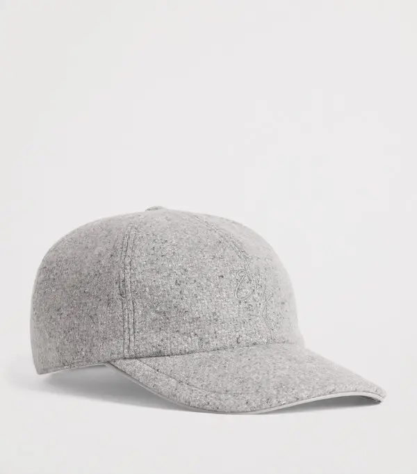 Eleventy Cashmere-silk Baseball Cap