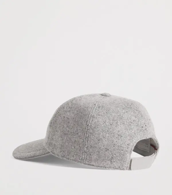 Eleventy Cashmere-silk Baseball Cap