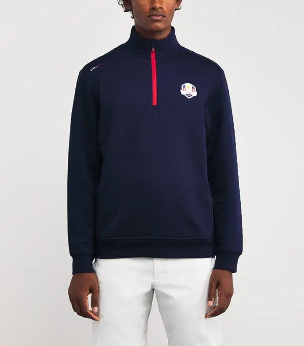 Rlx Ralph Lauren Ryder Cup Quarter-zip Sweater