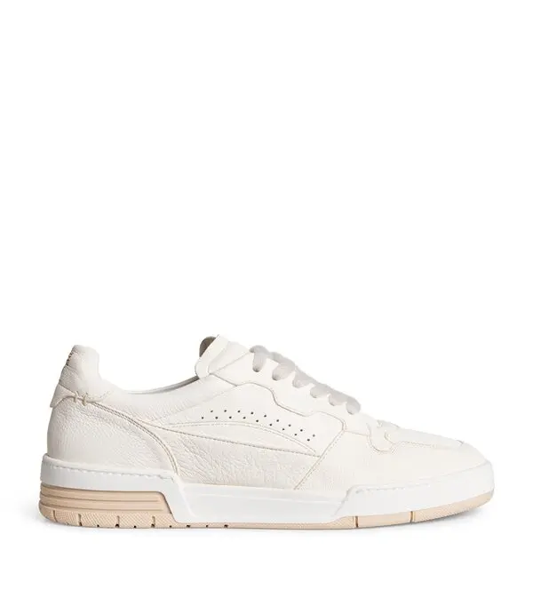 Eleventy Deerskin Low-top Sneakers