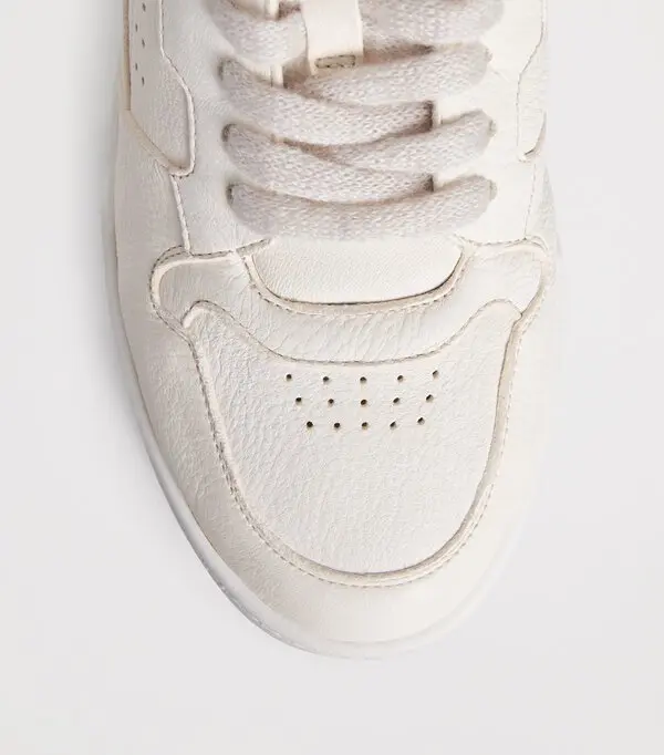 Eleventy Deerskin Low-top Sneakers