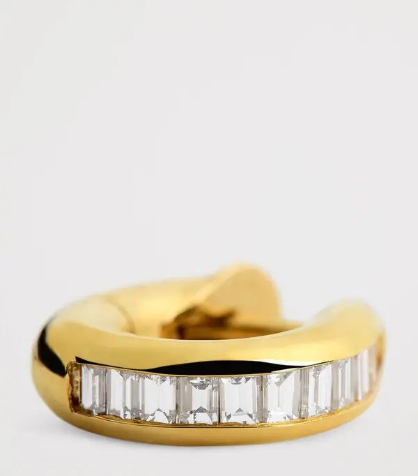 SPINELLI KILCOLLIN Single Yellow And Diamond Hoop Earring