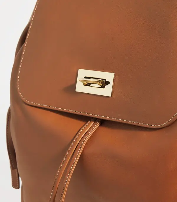 Eleventy Calfskin Leather Backpack