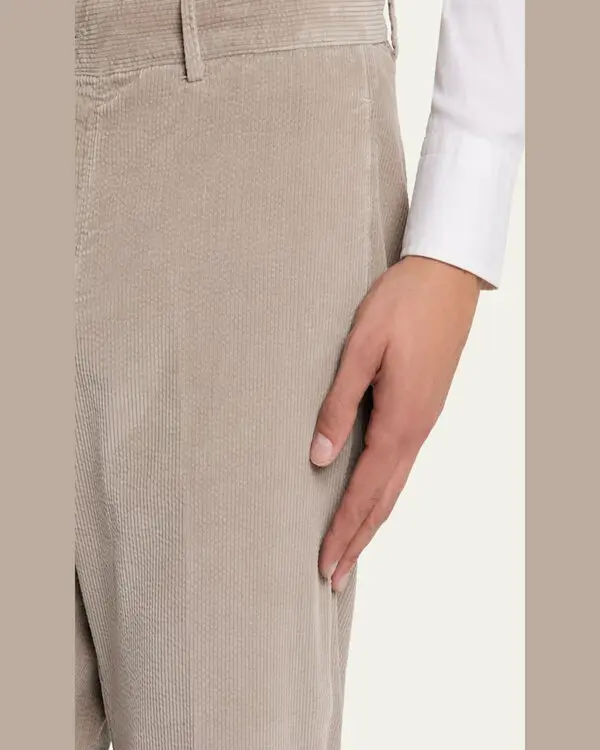 Massimo Alba Cotton Corduroy Trousers