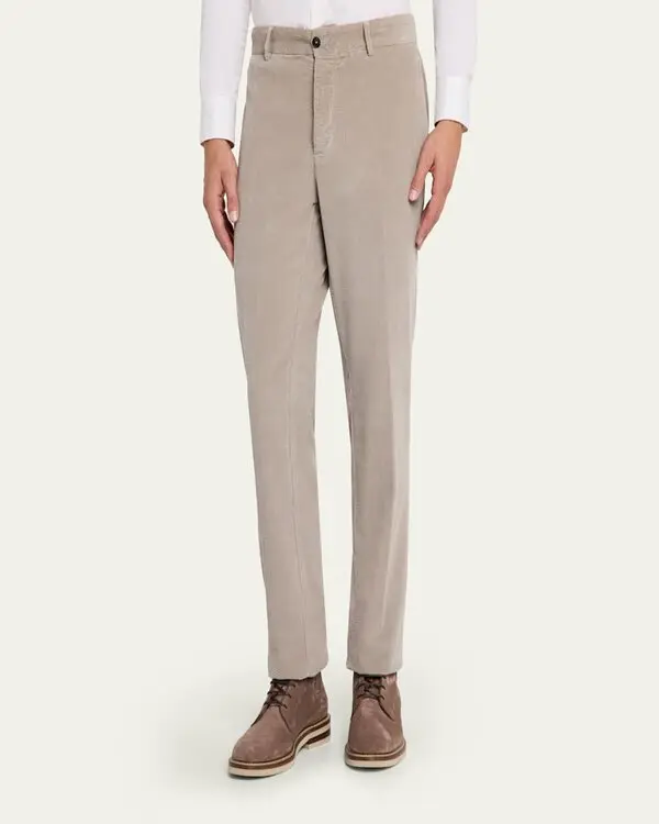 Massimo Alba Cotton Corduroy Trousers