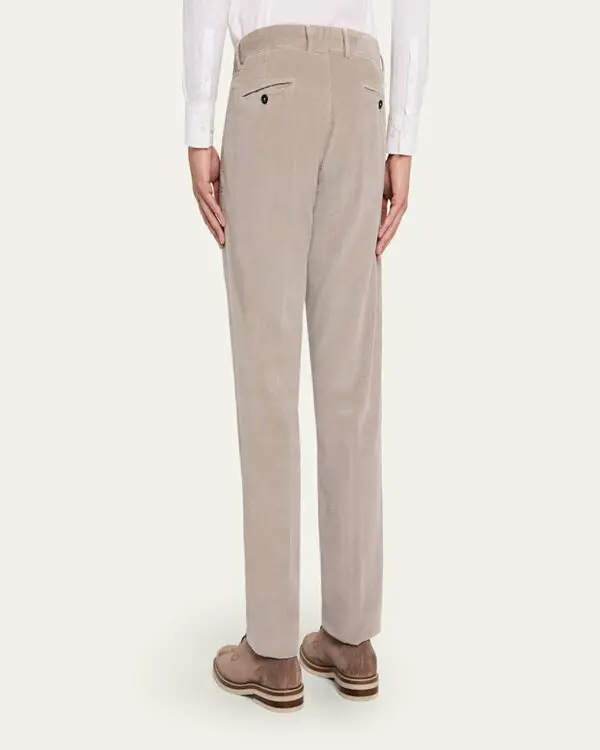 Massimo Alba Cotton Corduroy Trousers
