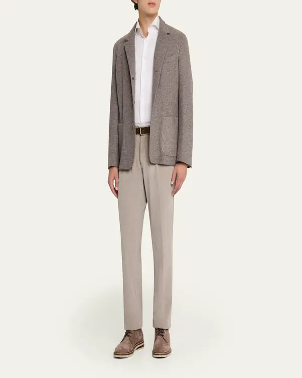 Massimo Alba Cotton Corduroy Trousers
