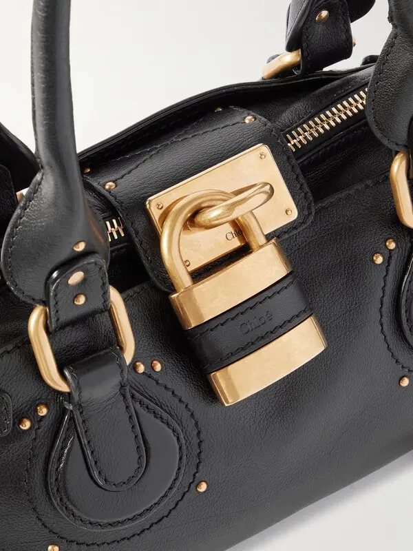 Chloé Paddington Leather Tote - Black