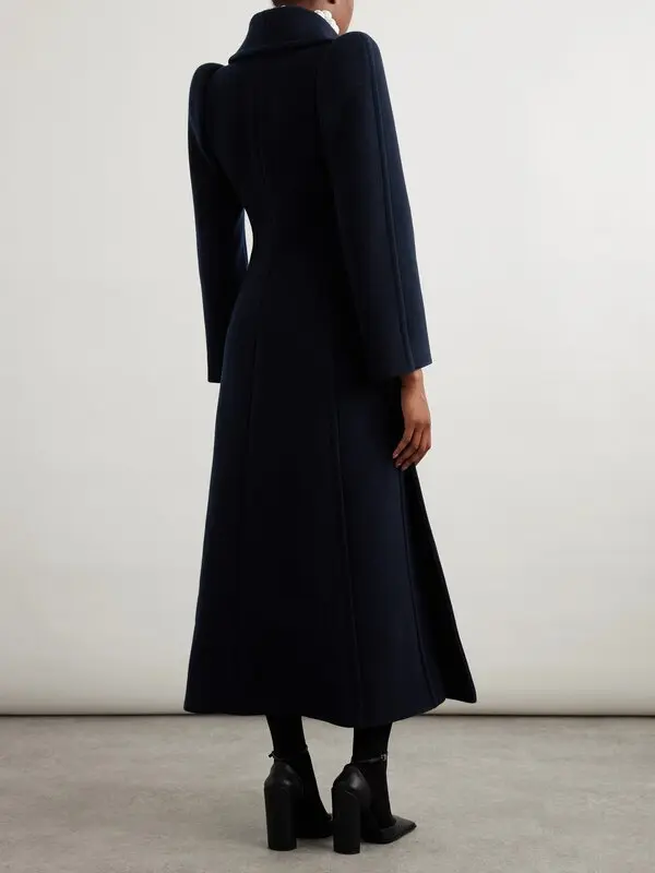Alaïa Wool Coat - Blue