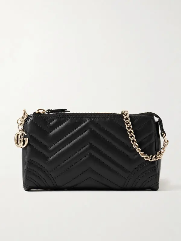 Gucci Gg Marmont Mini Matelassé Leather Shoulder Bag
