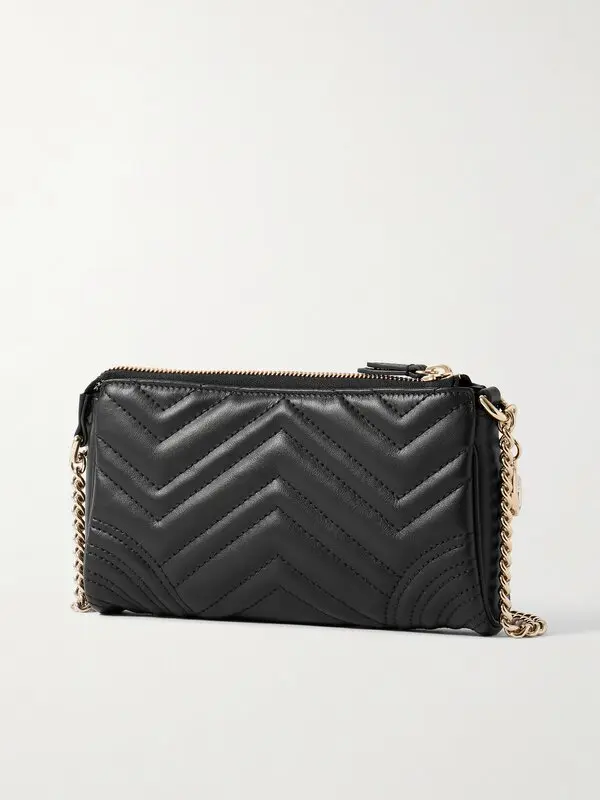 Gucci Gg Marmont Mini Matelassé Leather Shoulder Bag