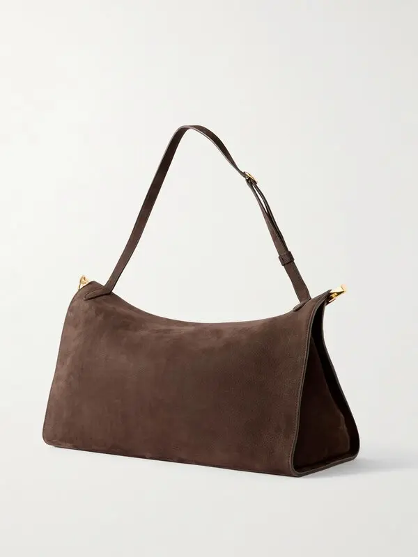 Alaïa Le Click Large Nubuck Shoulder Bag