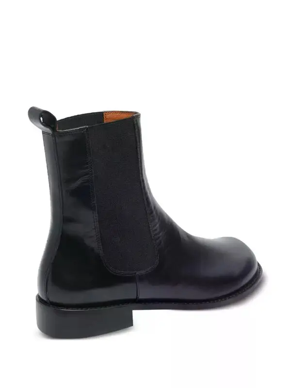 ANGEL ALARCON 30mm Leather Chelsea Boots