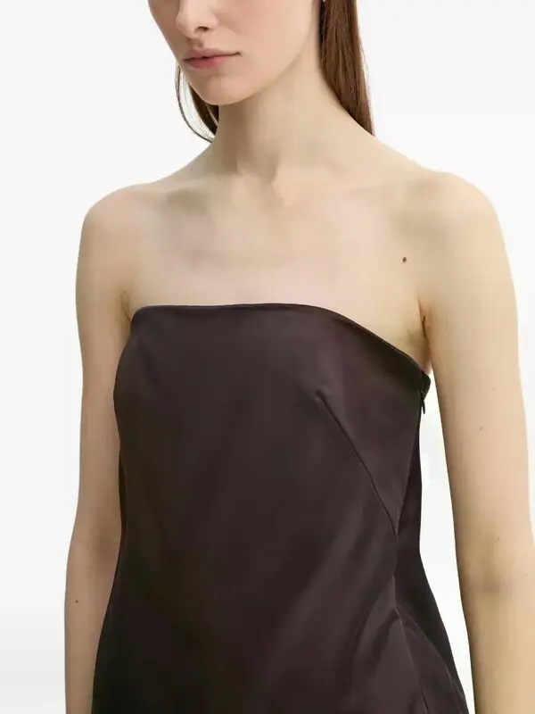 A.L.C. Strapless Satin Top