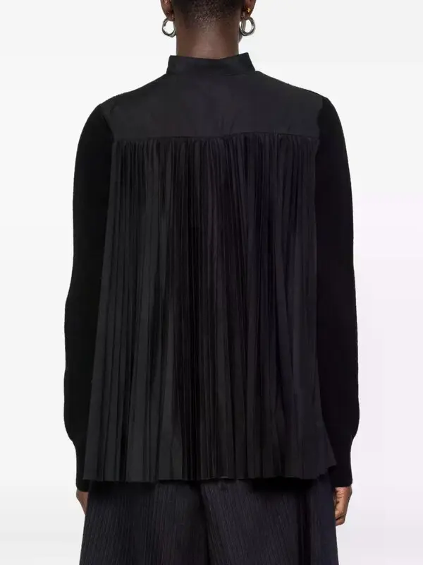 Sacai Ribbed Knit Cardigan