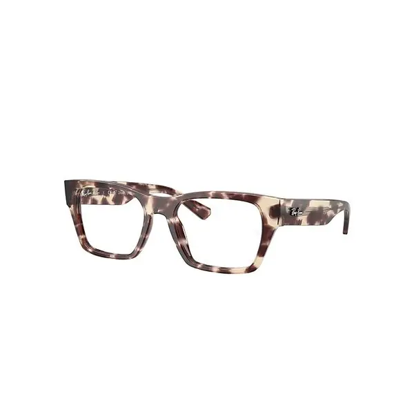 Ray-ban Optics Eyeglasses Frame Clear Lenses Polarized - Havana Brown
