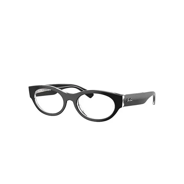 Ray-ban Optics Eyeglasses Frame - Black On Transparent