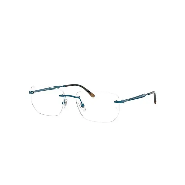 Ray-ban Optics Eyeglasses Frame Clear Lenses Polarized - Blue