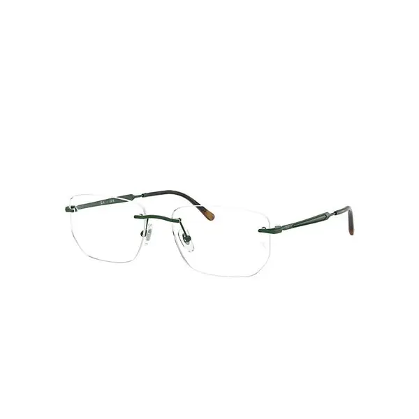 Ray-ban Optics Eyeglasses Frame Clear Lenses Polarized - Green