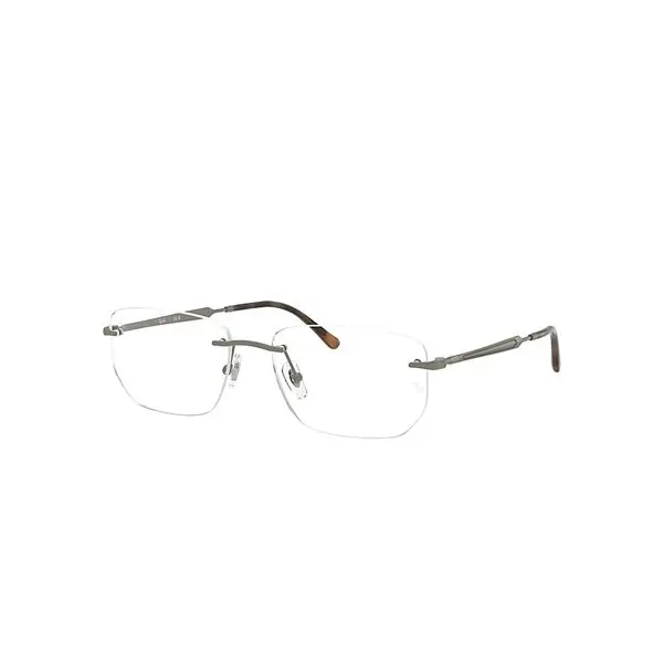 Ray-ban Optics Eyeglasses Frame Clear Lenses Polarized - Grey