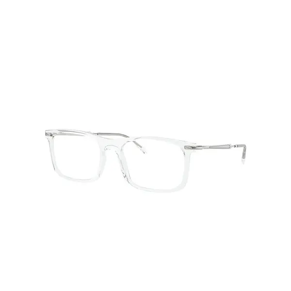Ray-ban Rb7260 Optics Eyeglasses Frame Clear Lenses Polarized - Silver