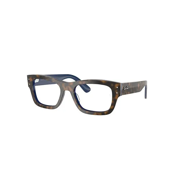 Ray-ban Joseph Optics Eyeglasses Frame - Havana Grey On Gradient Blue