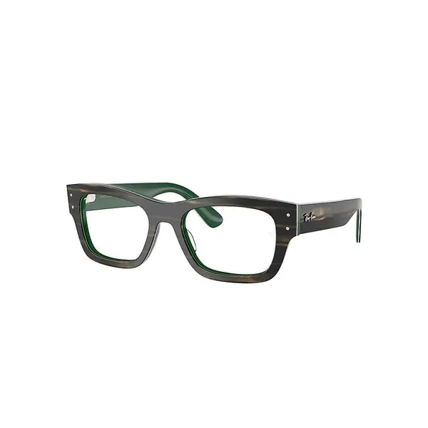 Ray-ban Joseph Optics Eyeglasses Frame - Striped Green On Green