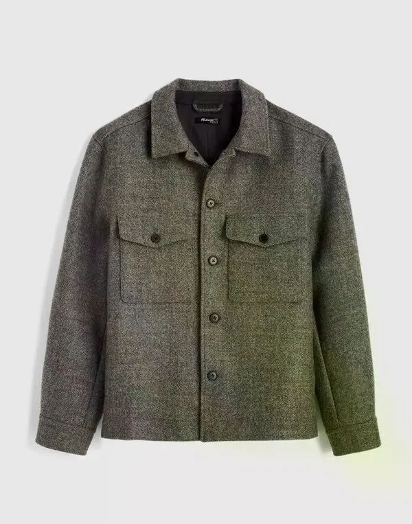 Madewell Shirt-jacket In Italian Wool