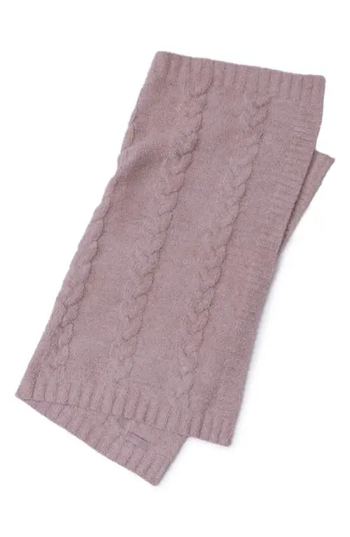 Barefoot Dreams Cozychic® Cable Receiving Blanket - He Dusty Rose-dusty