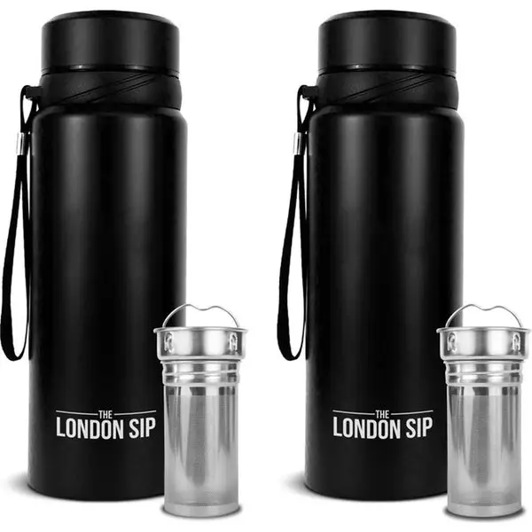LONDON SIP Infuser Bottle 2-pack - Black