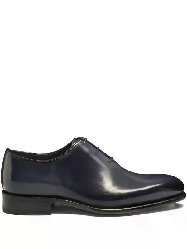 Santoni Leather Lace-up Oxfords