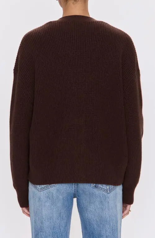 PISTOLA Orla Ribbed V-neck Cardigan