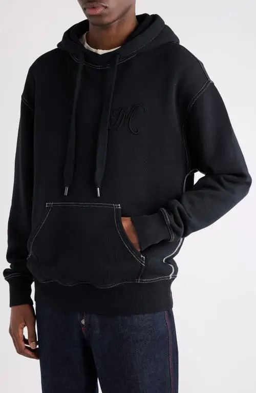 Isabel Marant Étoile Oversized Logo Embroidered Hoodie