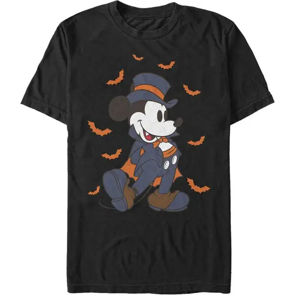 MICKEY & FRIENDS Retro Vampire Graphic T-shirt - Black