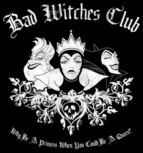 DISNEY PRINCESSES Bad Witches Club T-shirt