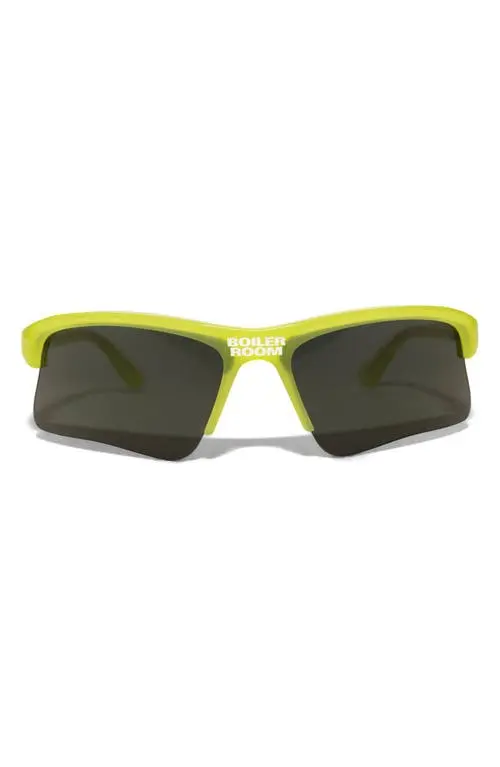 PLEASURES X Akila Active Semi-rimless Rectangular Sunglasses - Lime