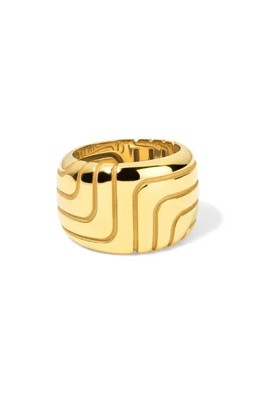 PAMELA ZAMORE Labyrinth Band Ring