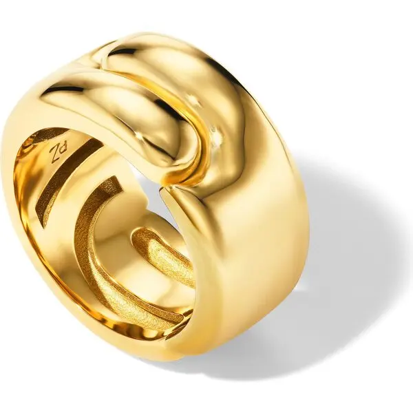 PAMELA ZAMORE Holos 18k Gold Band - Yellow Gold
