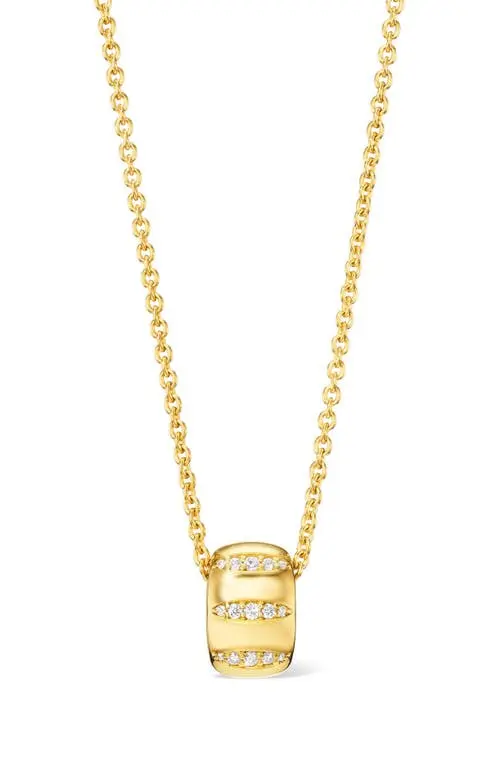 PAMELA ZAMORE Veda Diamond Pendant Necklace - Yellow Gold