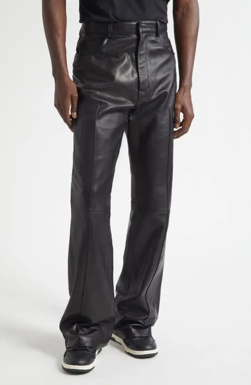 Amiri Bootcut Leather Pants