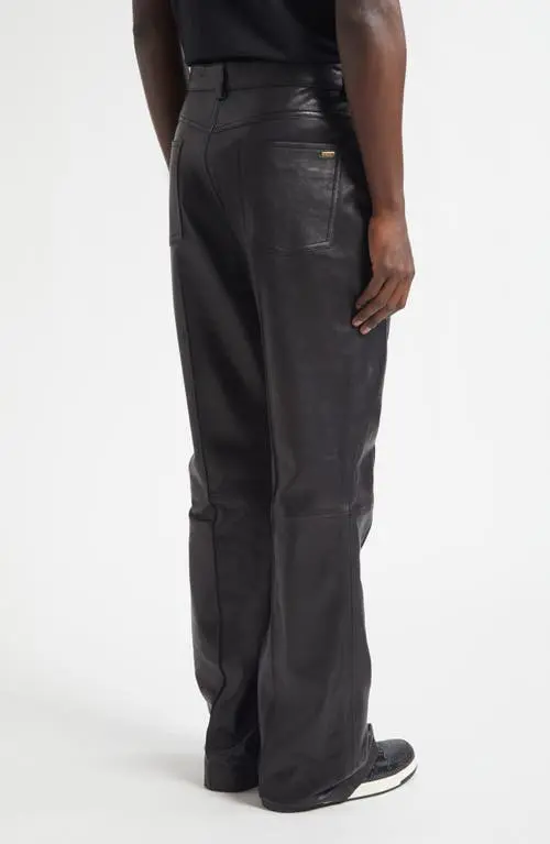 Amiri Bootcut Leather Pants