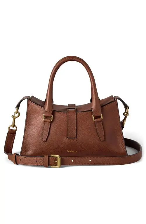 Mulberry Mini Roxanne Revived Grained Leather Crossbody Bag - Oak
