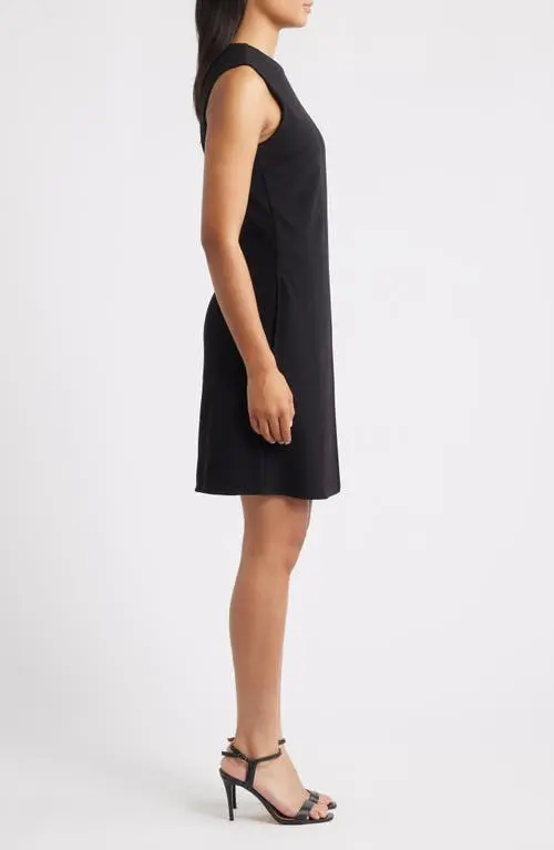 NIC+ZOE Scuba Knit Angled Hem Dress