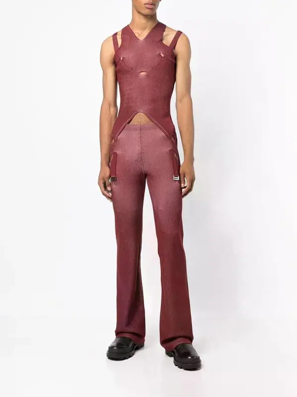 DION LEE Lock Slit-detail Trousers