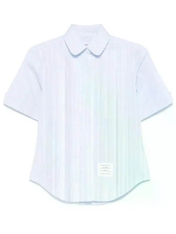 Thom Browne Striped Poplin Shirt