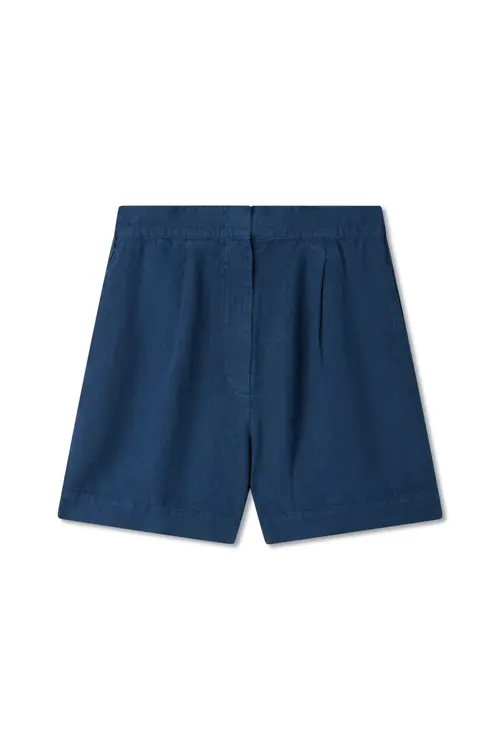 VIR VITA Relaxed Linen Short - Navy