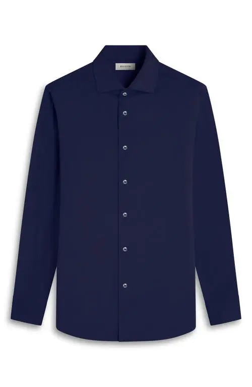 Bugatchi Devon Ooohcotton® Button-up Shirt - Navy