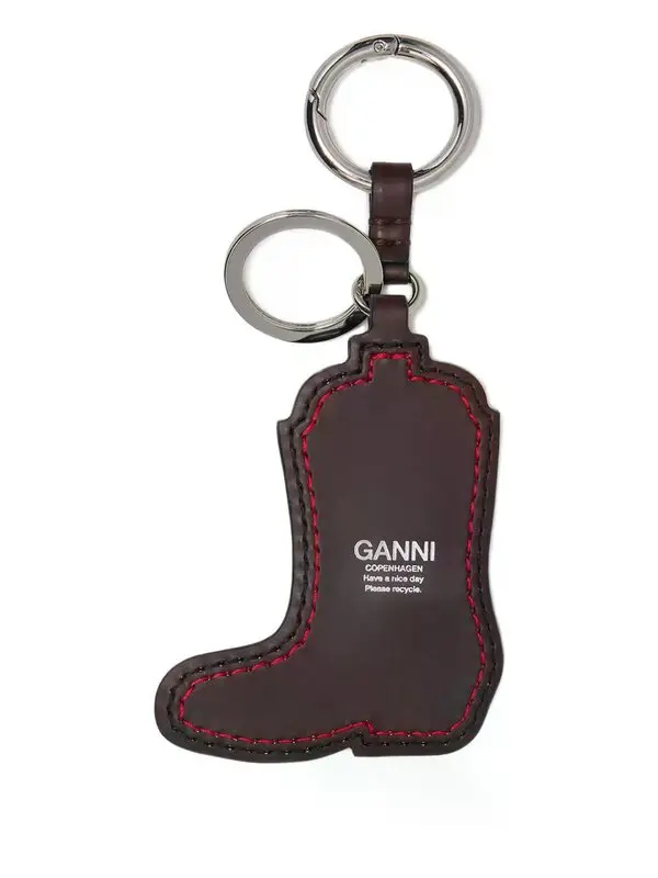 GANNI Boot-shaped Keyring
